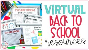 Virtual Back to School Resources - Not So Wimpy Teacher
