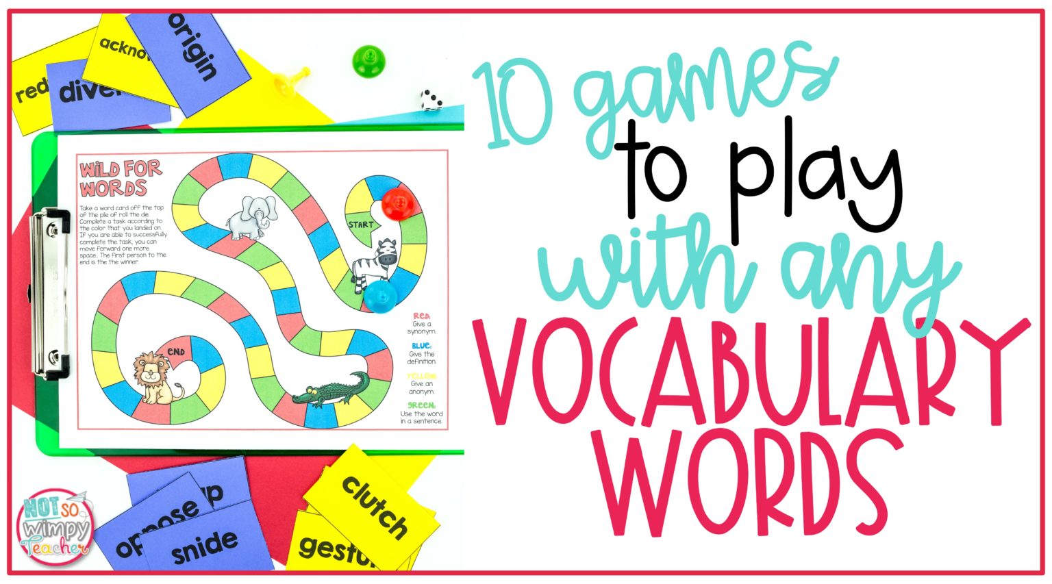 Differentiating Vocabulary Instruction - Not So Wimpy Teacher