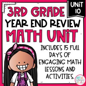 End of Year Math Review Unit with Activities for THIRD GRADE - Not So ...