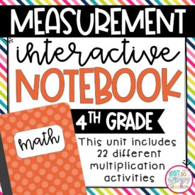 Measurement Interactive Notebook for 4th Grade - Not So Wimpy Teacher