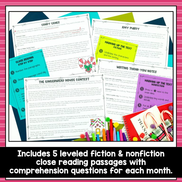 Leveled Reading Passages with Comprehension Questions for 2nd-5th Grade ...